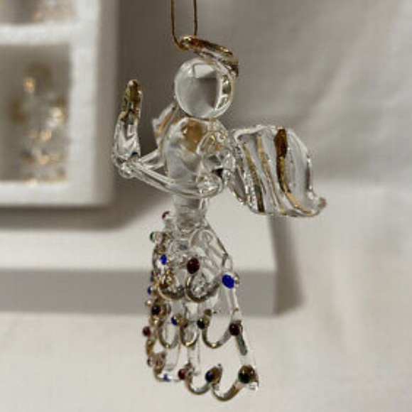 GHI-ANG | Holiday | Ghiang Spun Glass Angel Ornaments Vintage | Poshmark